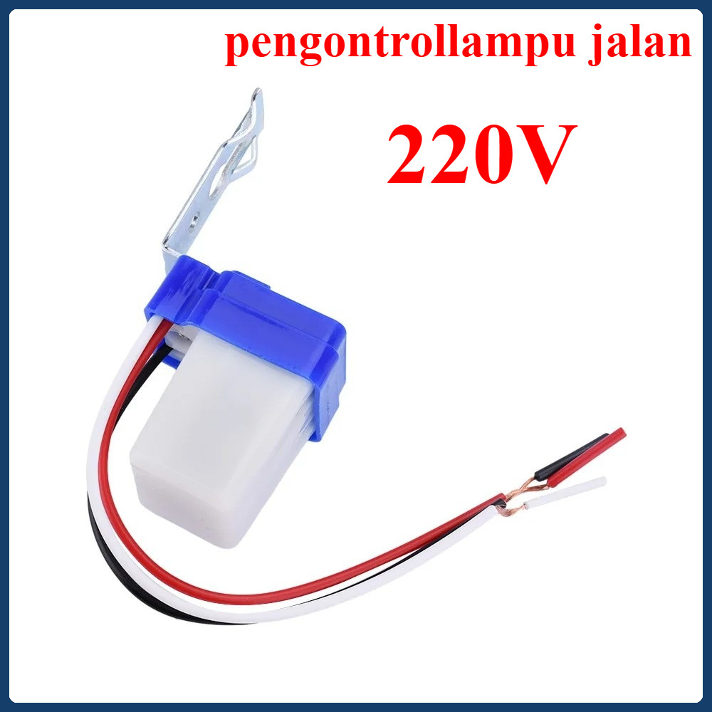 Jual (Barang spot)AS-10 Saklar Lampu Otomatis Sensor Cahaya 220V 10A ...