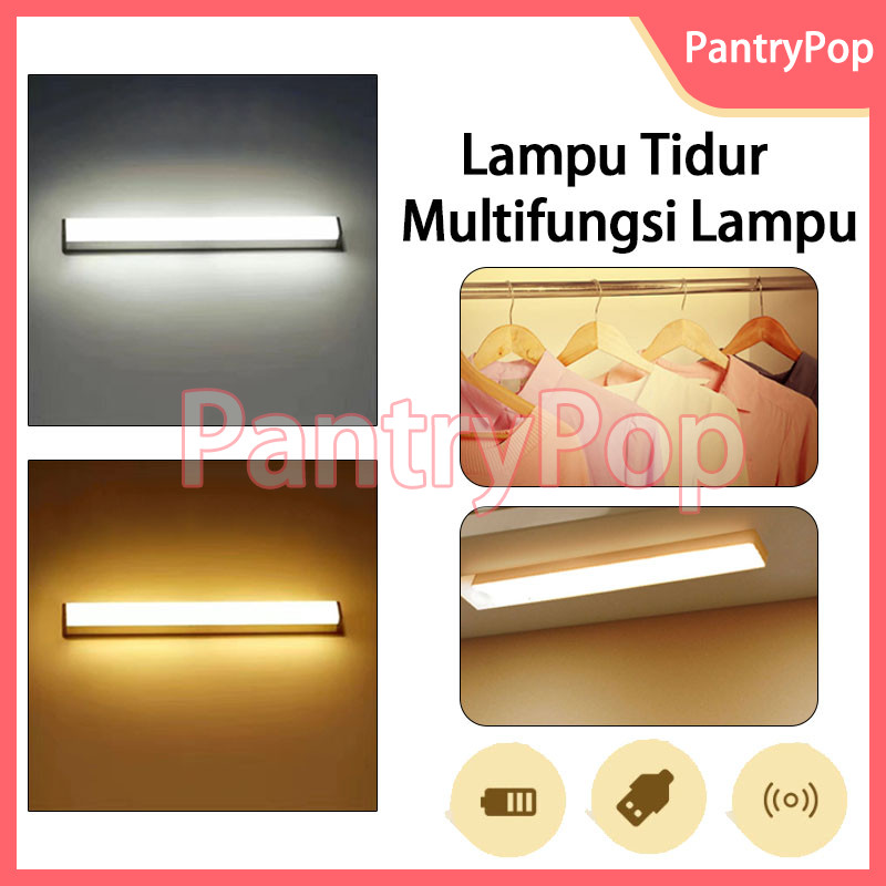 Jual 30/50CM Lampu Sensor Gerak Magnetic Motion Sensor Lampu Stick ...