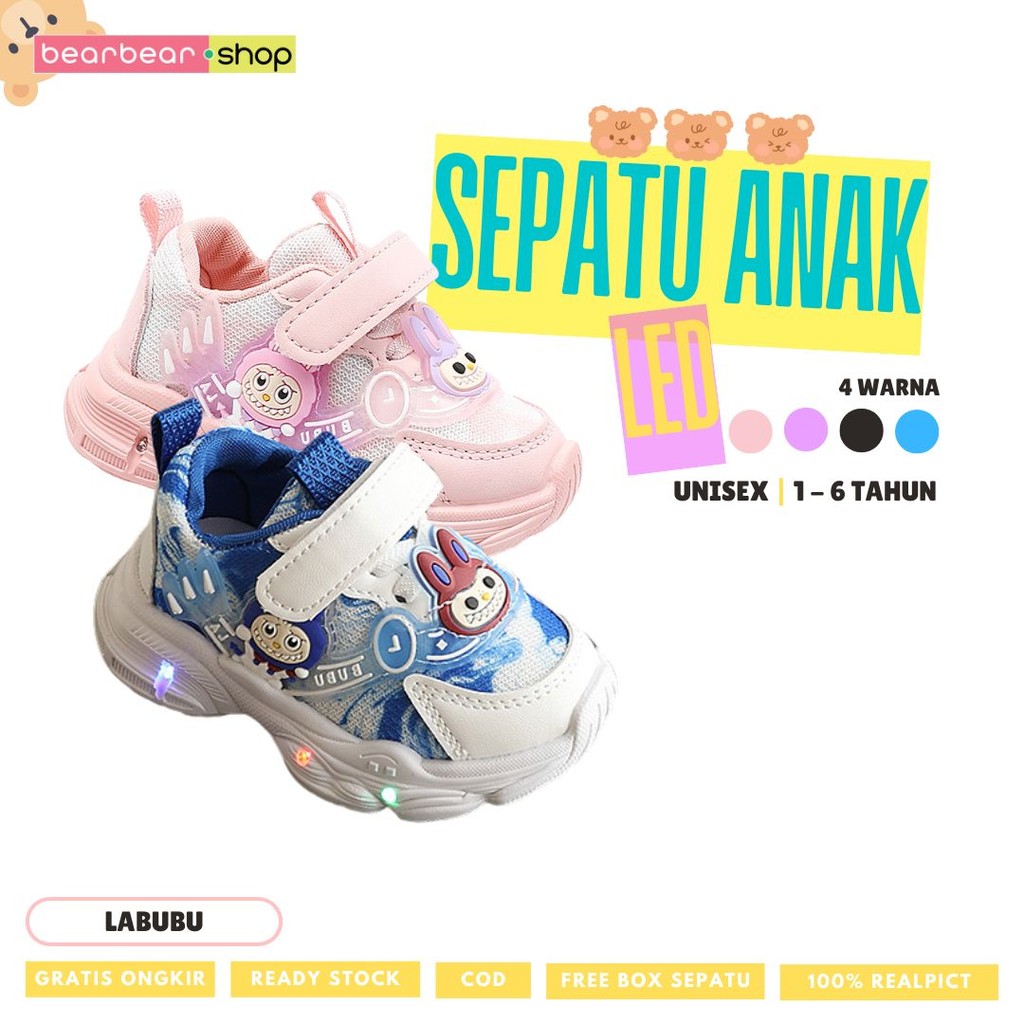 Jual SEPATU FASHION ANAK TRENDING CUTE LABUBU -BEARBEARSHOP- | Shopee ...