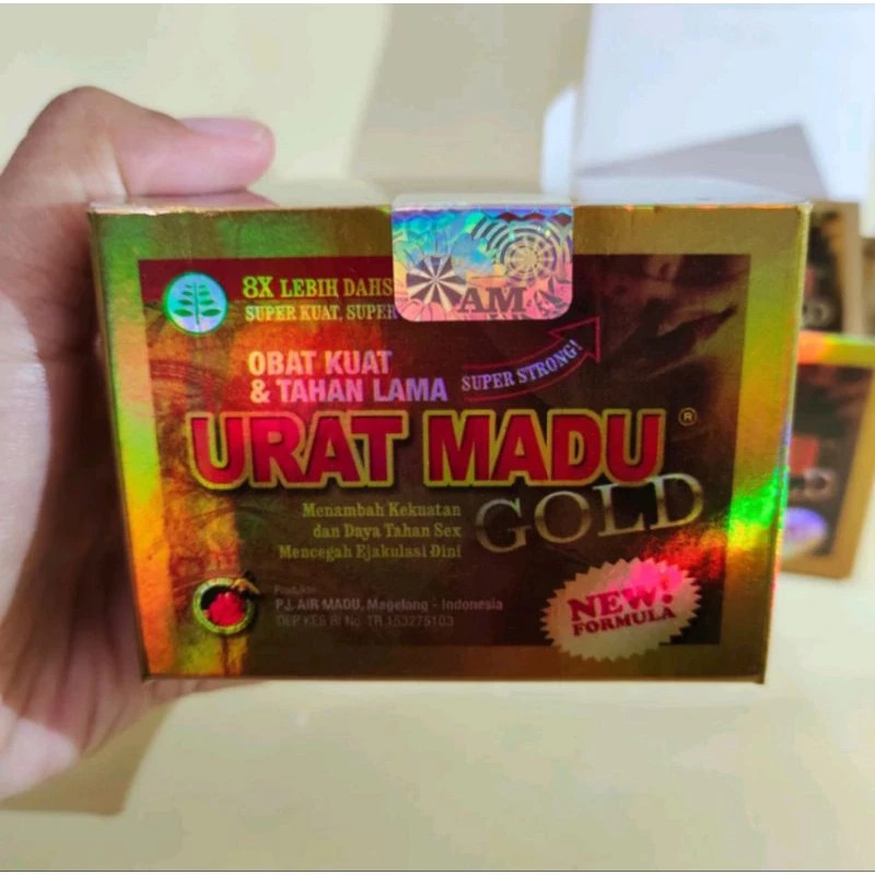 Jual b isa cod Herbal Urat Madu Gold Original Sachetan | Shopee Indonesia