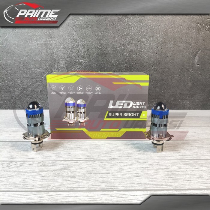 Jual Lampu Led H4 LASER DRAGON Mini Laser Mobil Motor 12V/24V - 1 Warna ...