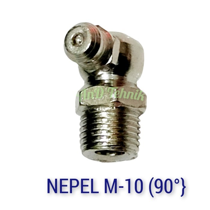 Jual NIPPLE GREASE M10 90° / NEPEL GEMUK M10 90° KUNCI 11MM | Shopee ...