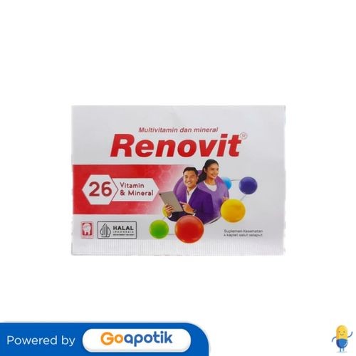 Jual Renovit Strip Isi 4 Kaplet | Shopee Indonesia