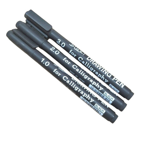 Jual Snowman Drawing Pen Calligraphy FT-700 Pulpen Kaligrafi Warna ...