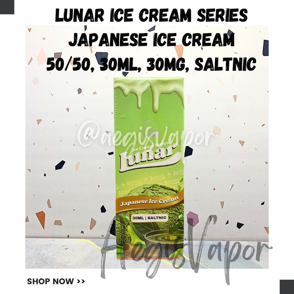Jual LUNAR ICE CREAM JAPANESE MATCHA SALTNIC 30ML 30MG | Shopee Indonesia