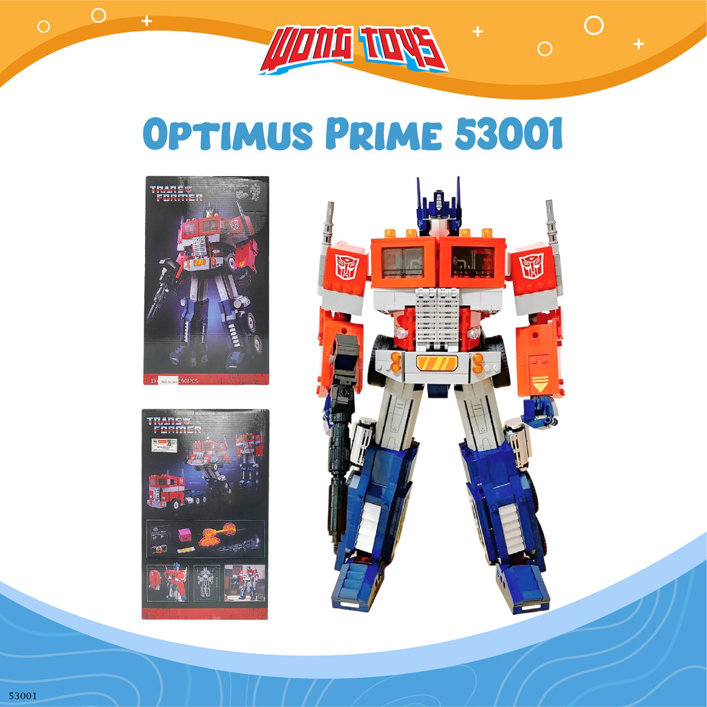 Jual Optimus Prime 53001 (53001) - Mainan Bricks Susun Building Blocks ...
