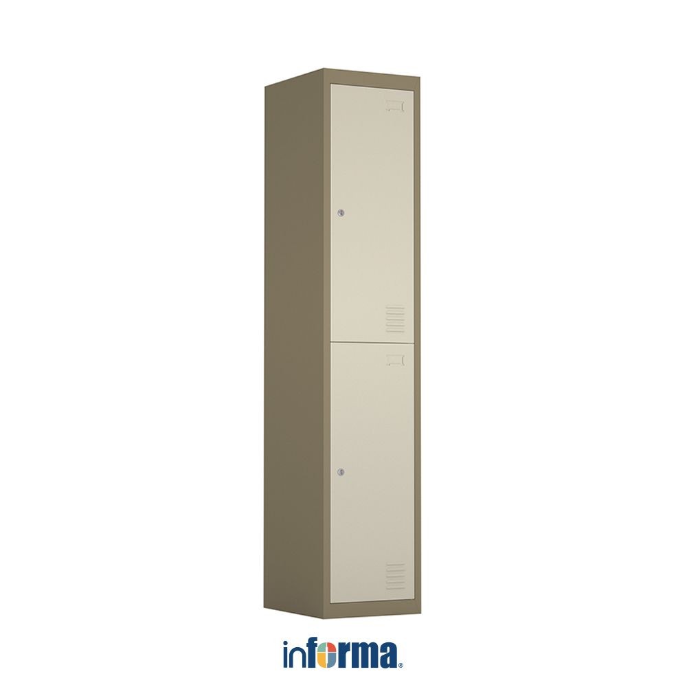 Jual Informa Kiev Loker Besi 2 Pintu - Cokelat Locker Kabinet ...