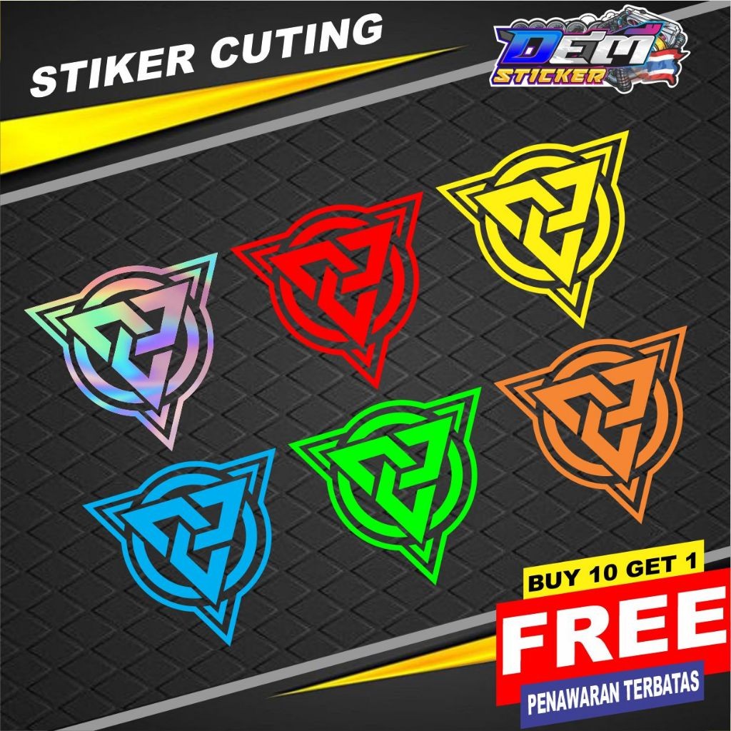 Jual JDM PROJECT sticker Logo HOLOGRAM VIRAL MONOGRAM ESPORT UNITED ...