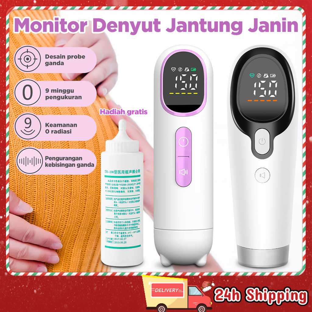 Jual MaFaBabe Dopler Detak Jantung Bayi Fetal Doppler 3.0MHz Fetal ...