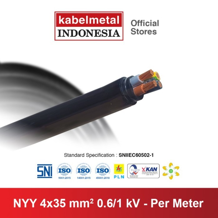 Jual Kabel NYY 4x35 mm Per Meter kabelmetal INDONESIA - Tufur Outdoor ...