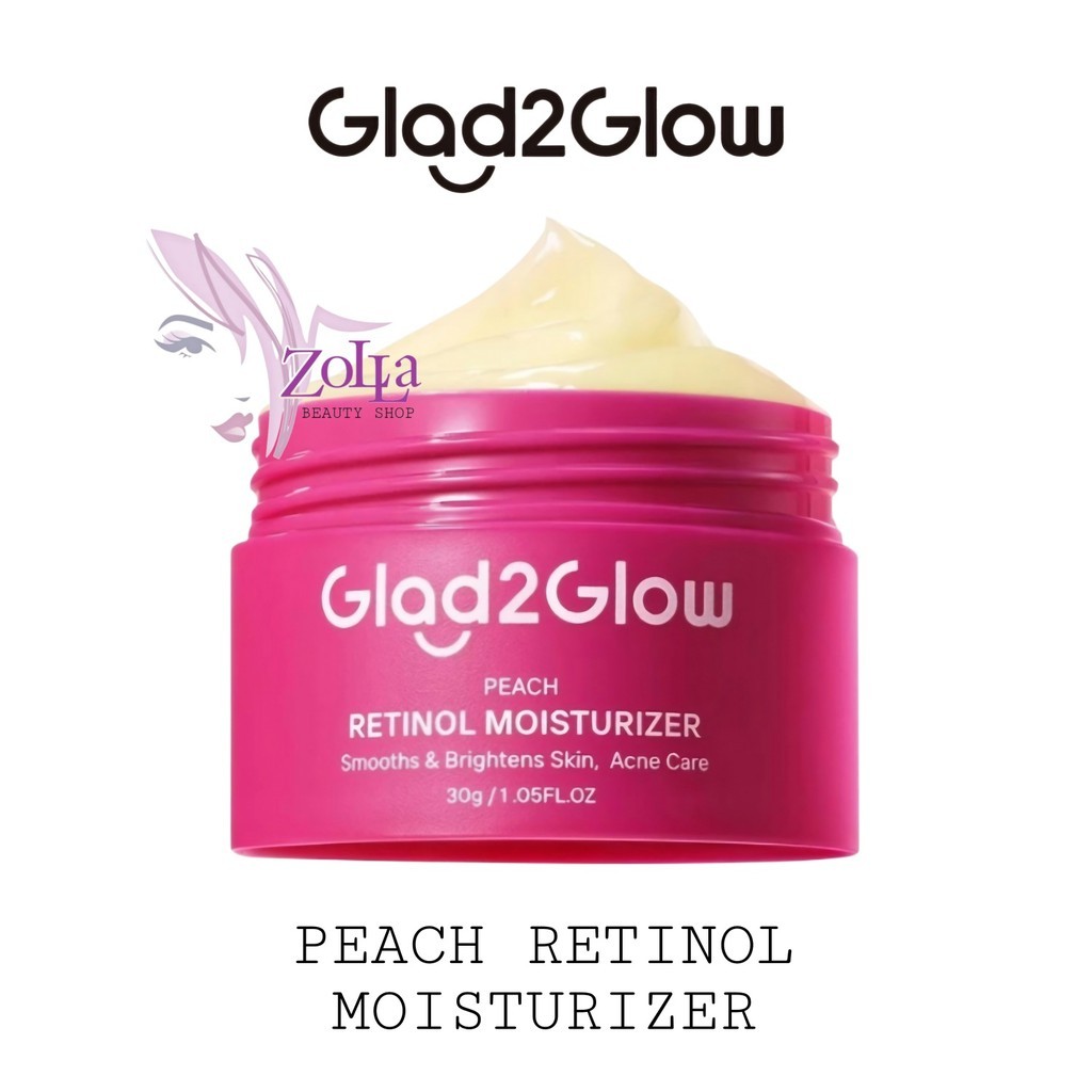Jual GLAD2GLOW G2G PEACH RETINOL MOISTURIZER 30g - PELAMBAB WAJAH ...