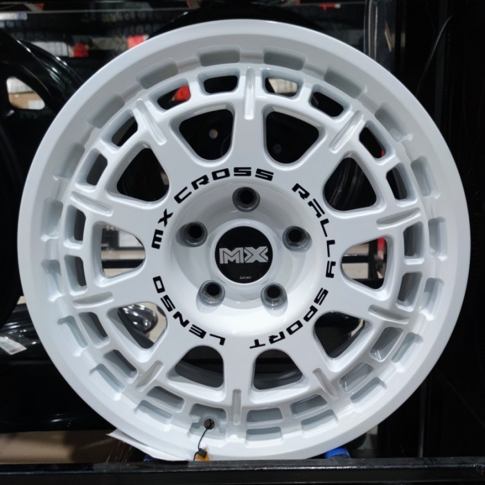 Jual 4 buah Velg Lenso MX Ebola 16x8.0 5H 1143 ET35 White Putih Ring 16 ...