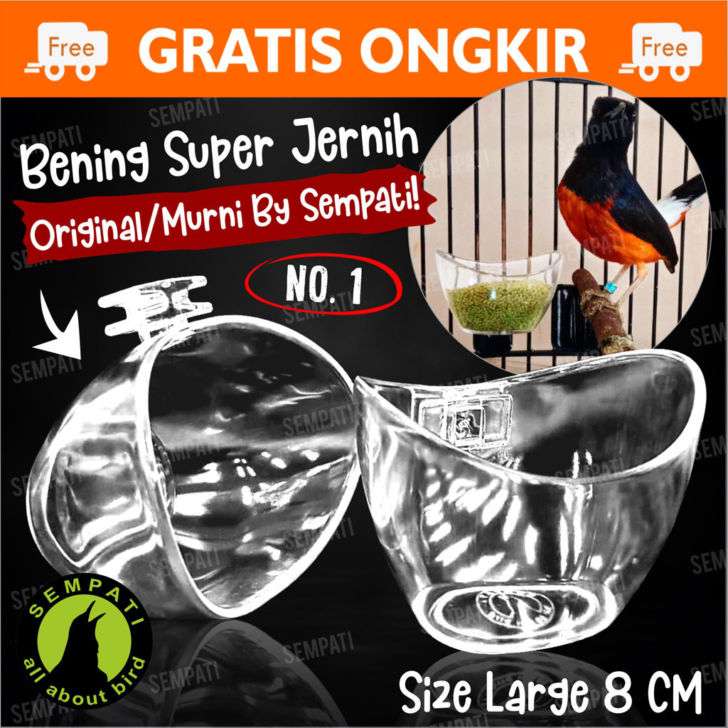 Jual SEMPATI Cepuk Perahu No 1 Sempati Cepuk Wadah Tempat Pakan Makanan ...