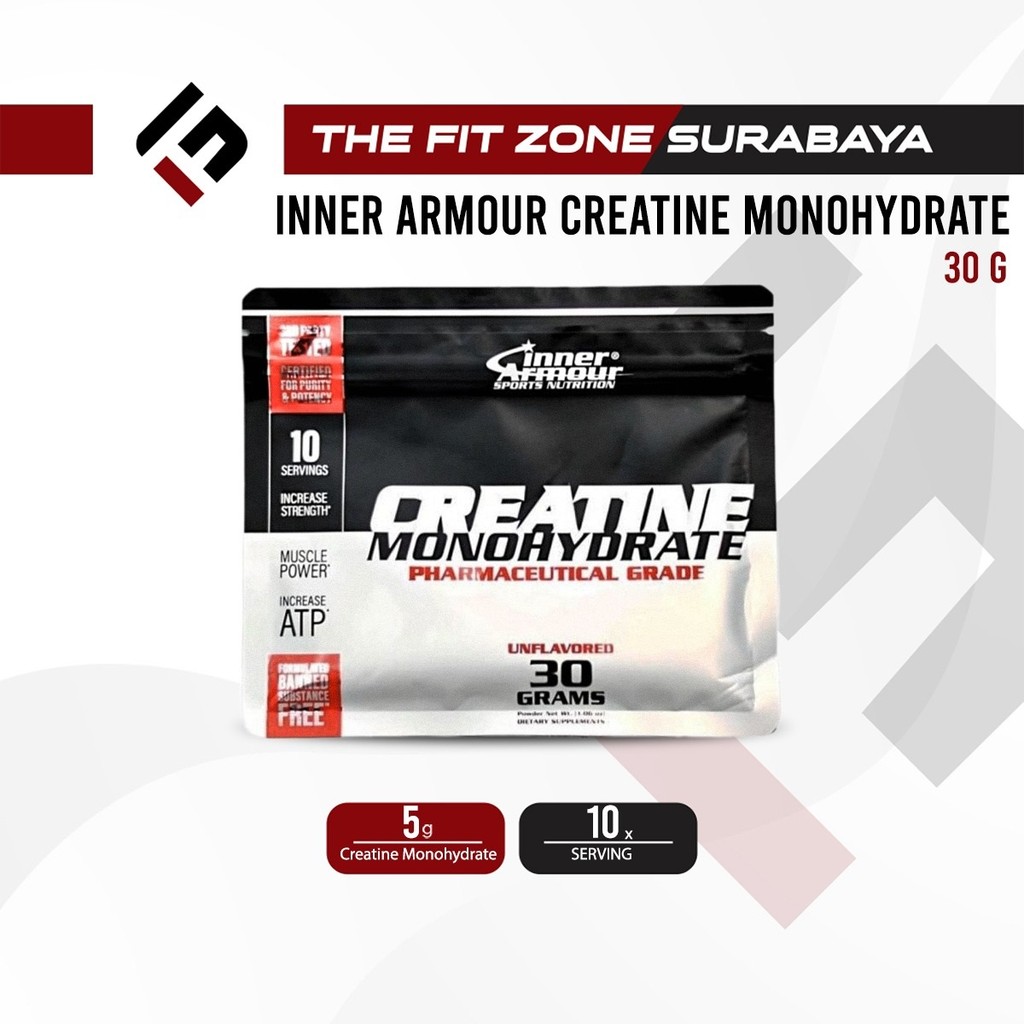 Jual Inner Armour Creatine Monohydrate 30 Gram 10 Servings | Shopee ...