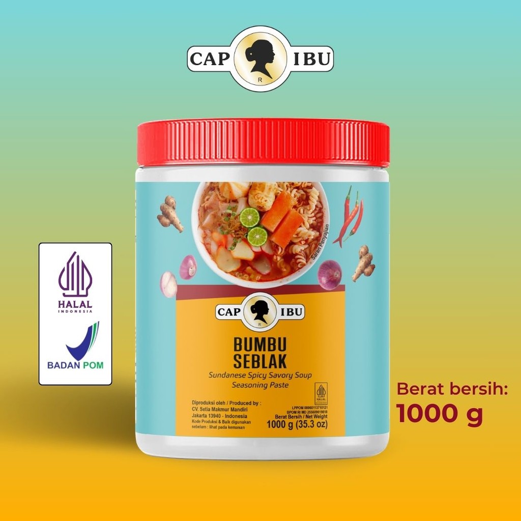 Jual CAP IBU Bumbu Seblak Bandung Kemasan POT 1kg - Bumbu Masak Instan ...