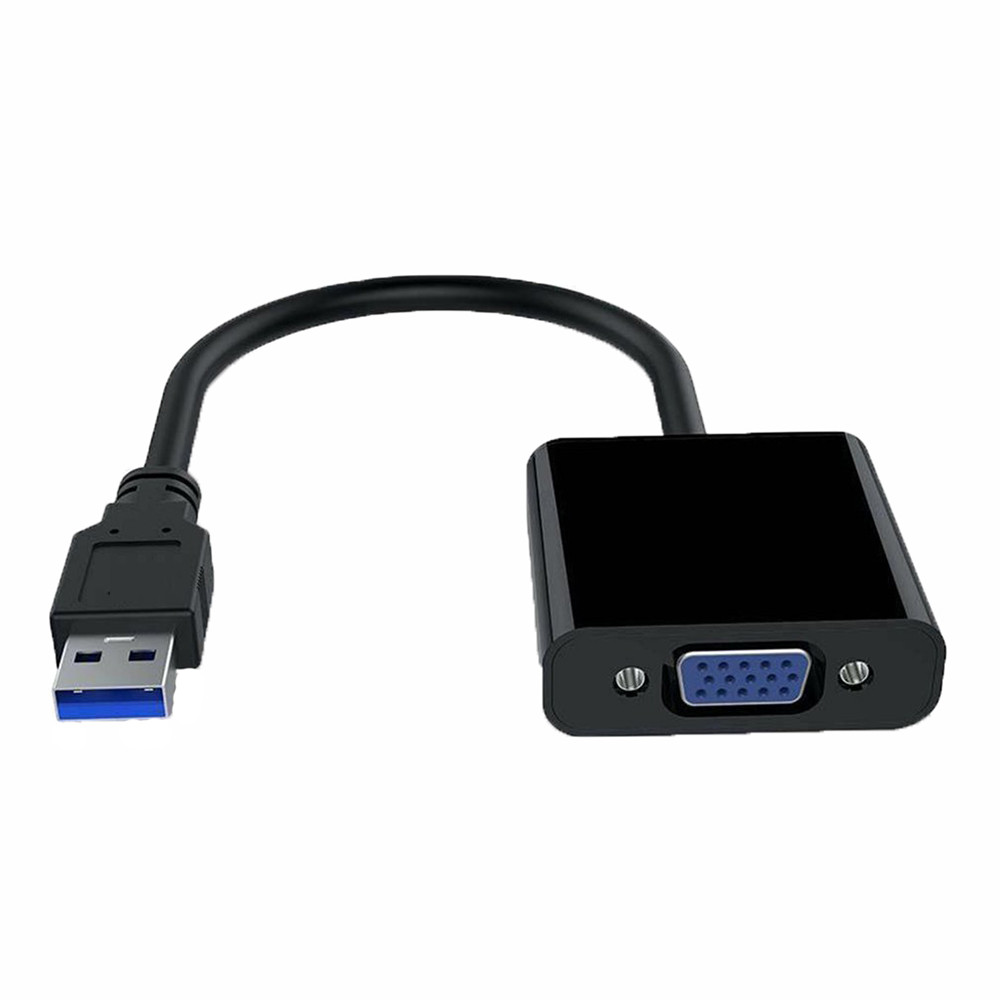 Jual USB 3.0 to VGA Adapter External Video Card Multi Display Converter ...