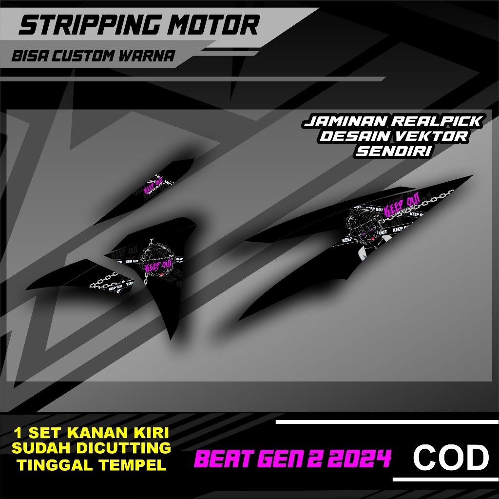 Jual STRIPPING MOTOR KEREN HONDA BEAT DELUXE CBS STREET 2024 BEAT GEN 2 ...