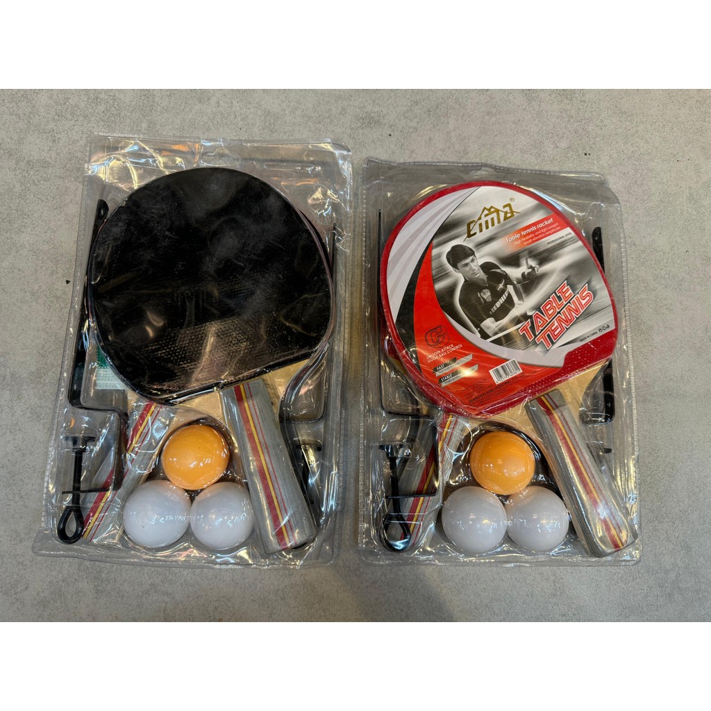 Jual RACKET TABLE TENNIS MEJA BAD PINGPONG TENIS MEJA CIMA SET ISI 2 ...