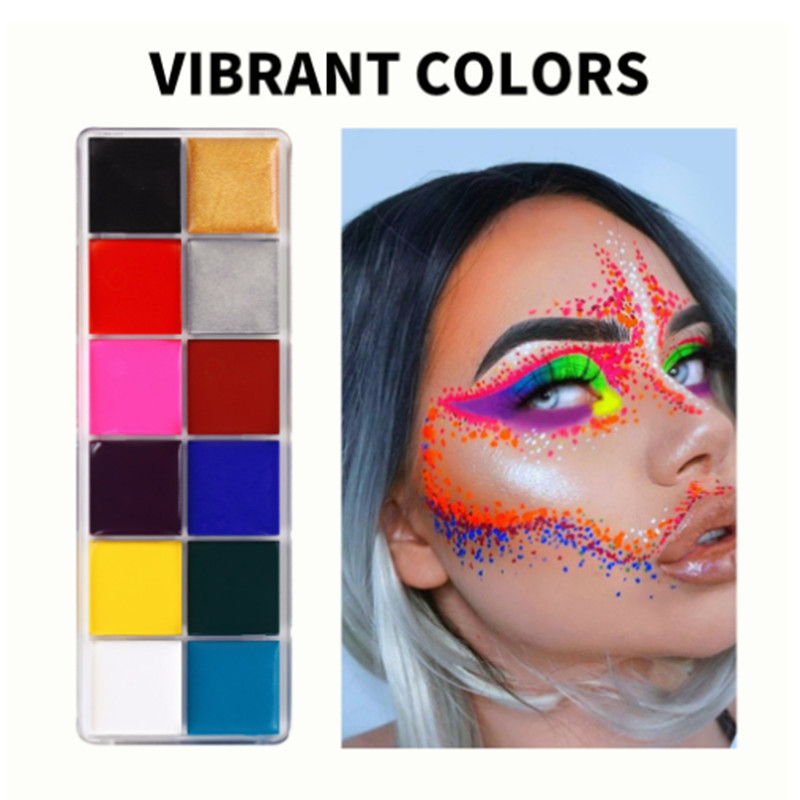 Jual Professional Body Face Painting 12warna body painting Perlengkapan ...