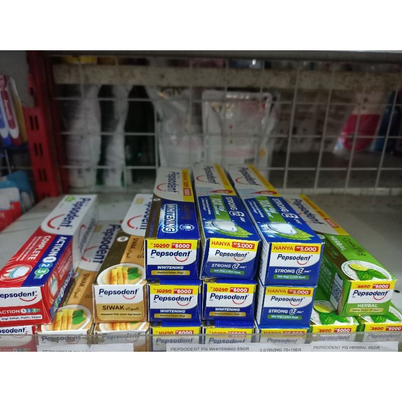 Jual Pasta Gigi Pepsodent 75gram All Variant - ABO | Shopee Indonesia