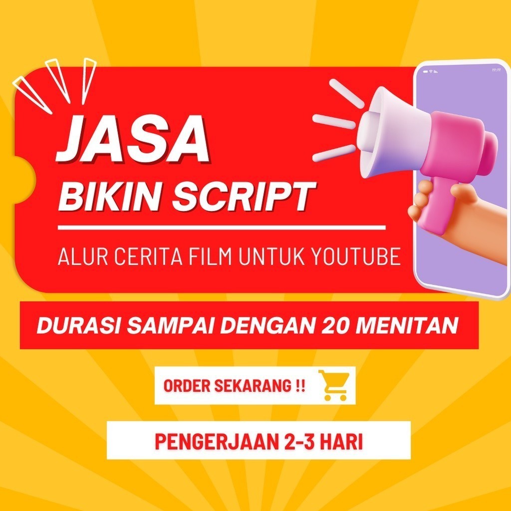 Jual Jasa bikin script alur cerita film untuk youtube Cocok Untuk ...