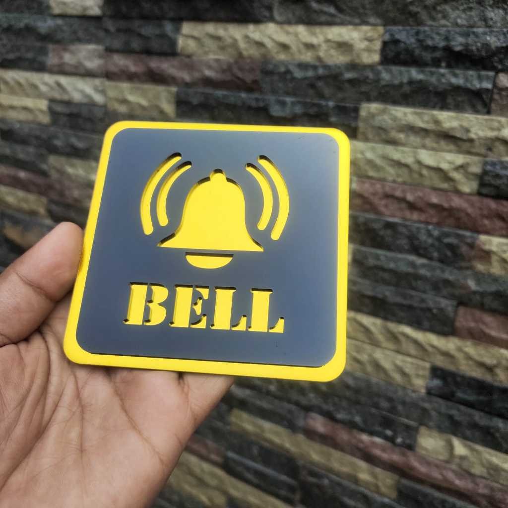 Jual AKRILIK sign bell rumah double akrilik BAHAN AKRILIK | Shopee ...
