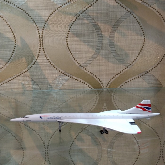 Jual Pesawat Terbang British airways Concorde ada roda | Shopee Indonesia