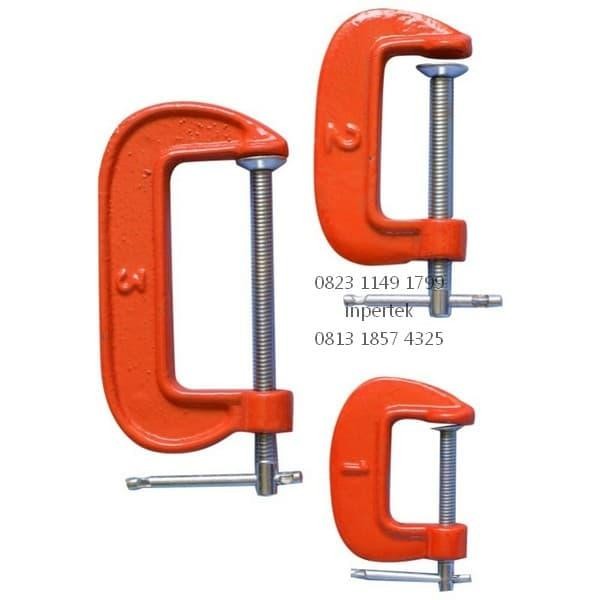 Jual Clamp C 2 Clam C Klem C 2 Klam C 2 Penjepit Benda Penjepit Besi ...