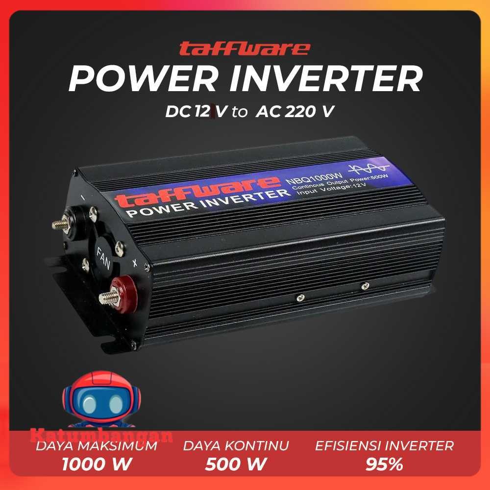 Jual Taffware Power Inverter-ORIGINAL Mobil Pure Sine Wave DC 12V to AC ...
