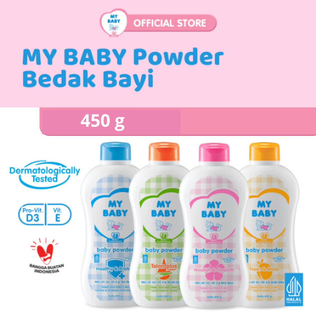 Jual MY BABY Powder Netto 450 Gr Series | Nourish & Smooth | Fresh ...
