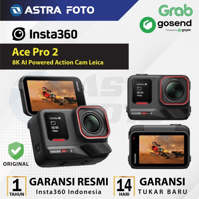 Jual Insta360 Ace Pro 2 8K AI Powered Action Cam Leica - Action Camera Insta 360 - Garansi Resmi ...