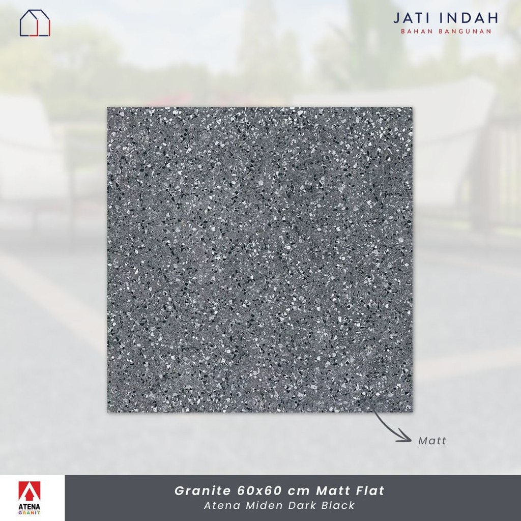 Jual Granite Lantai & Dinding Matt 60X60 cm ATENA Miden Dark Black R12 ...
