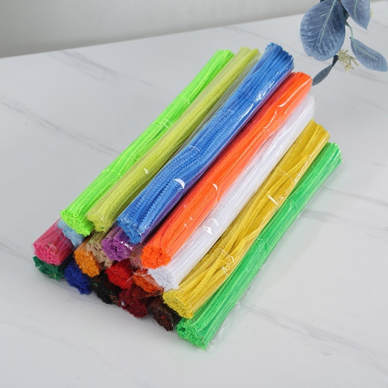 Jual RSK 100 Pcs Kawat Bulu Mercy Polos Pipe Cleaner Craft - Tangkai ...