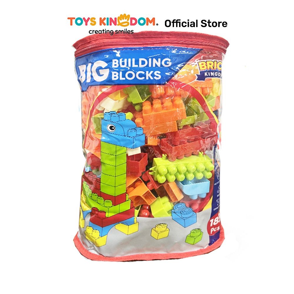 Jual Toys Kingdom Bricks Kingdom Set 185 Pcs Big Blocks Toy Kids Toy ...