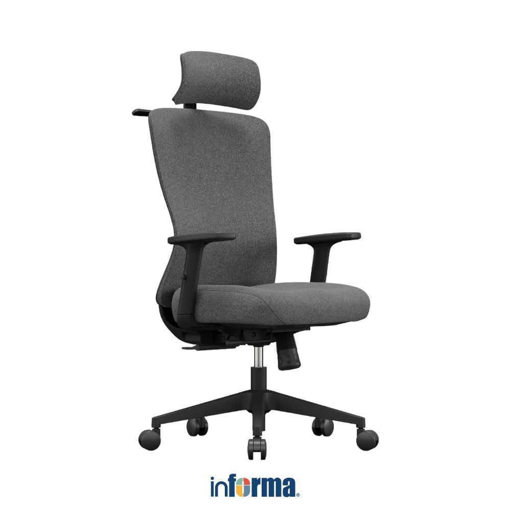 Jual Informa Osborn Kursi Kantor Sandaran Tinggi - Abu-Abu Tempat Duduk ...