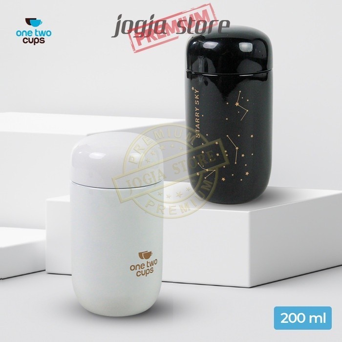 Jual Botol Minum Tumbler Panas Dingin Stainless 200ml Termos Mini Kopi ...