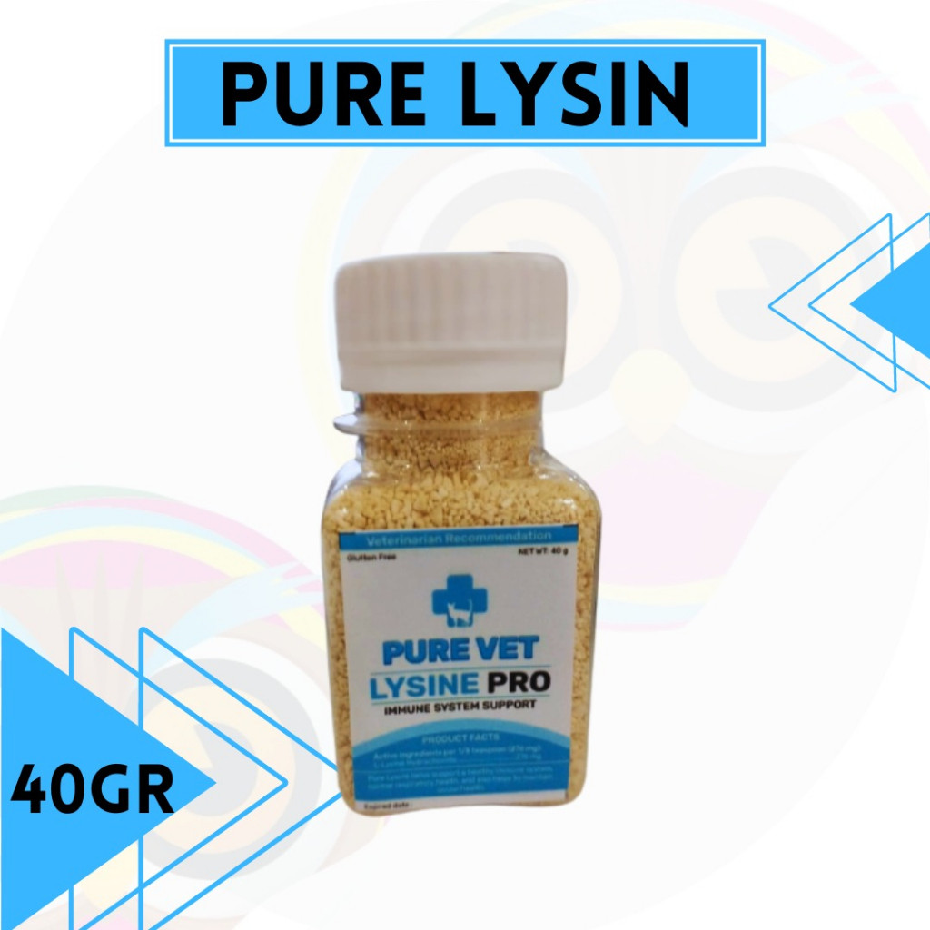 Jual Pure Lysine Cat Powder - Vitamin Penambah Imun Hewan | Shopee ...