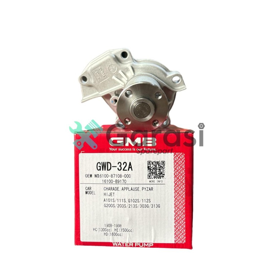 Jual Water Pump Pompa Air Daihatsu Zebra S89 Espass S91 1.3 1300Cc Gmb ...