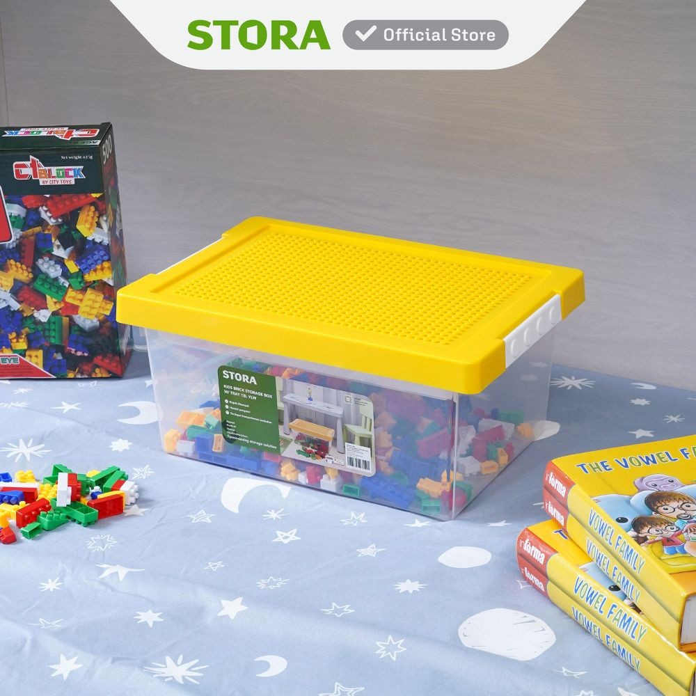 Jual Stora Kids Brick Kotak Penyimpanan Kotak Serbaguna Wadah Simpan ...