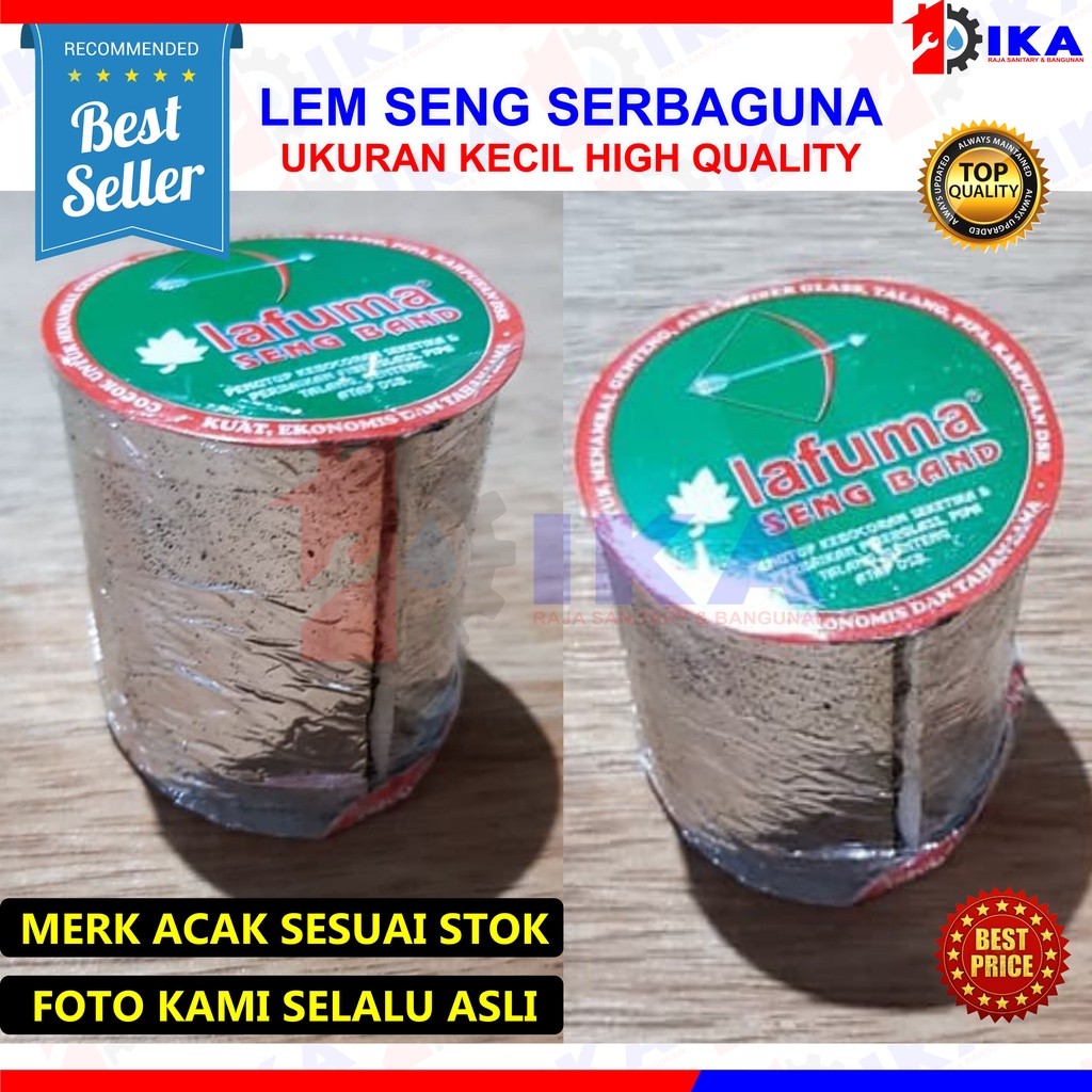 Jual Lem seng asbes 1M/ lem seng super band anti bocor/PENUTUP ...