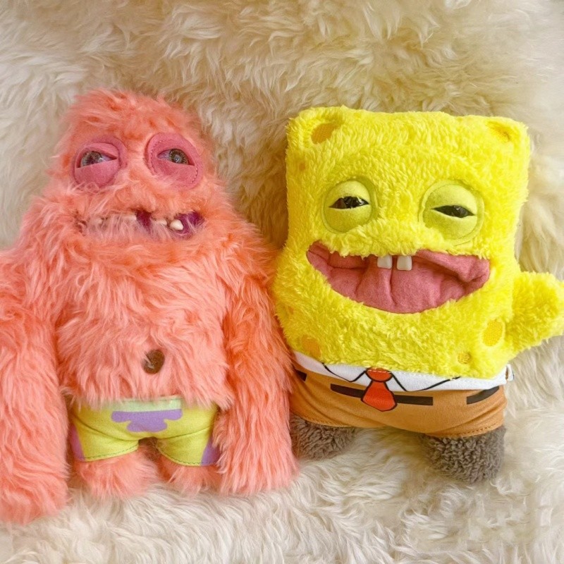 Jual 2024 New Original Fuggler Plush Ugly Monster X Anime Series Yellow ...