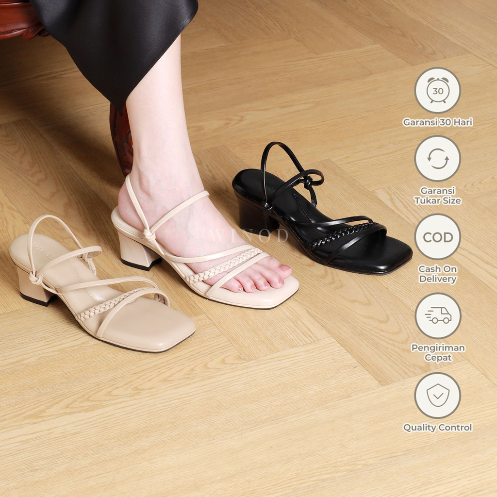 Jual WINOD Jane Heels 5cm Sandal Hak Tinggi Model Elegan Daily | Shopee ...
