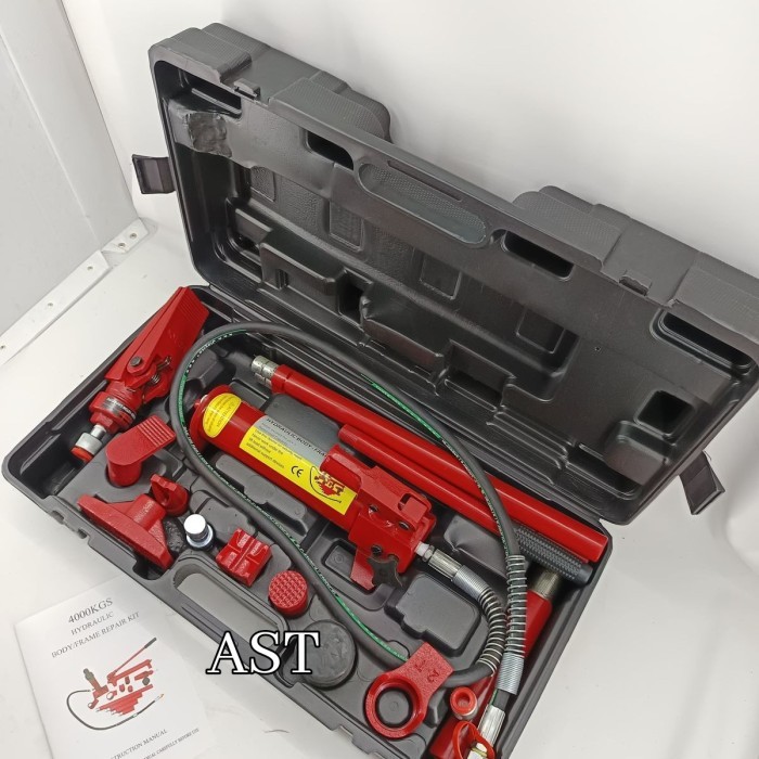 Jual 4T Auto Body Frame Repair Kit Hydraulic Port Jack Set 4 Ton ...
