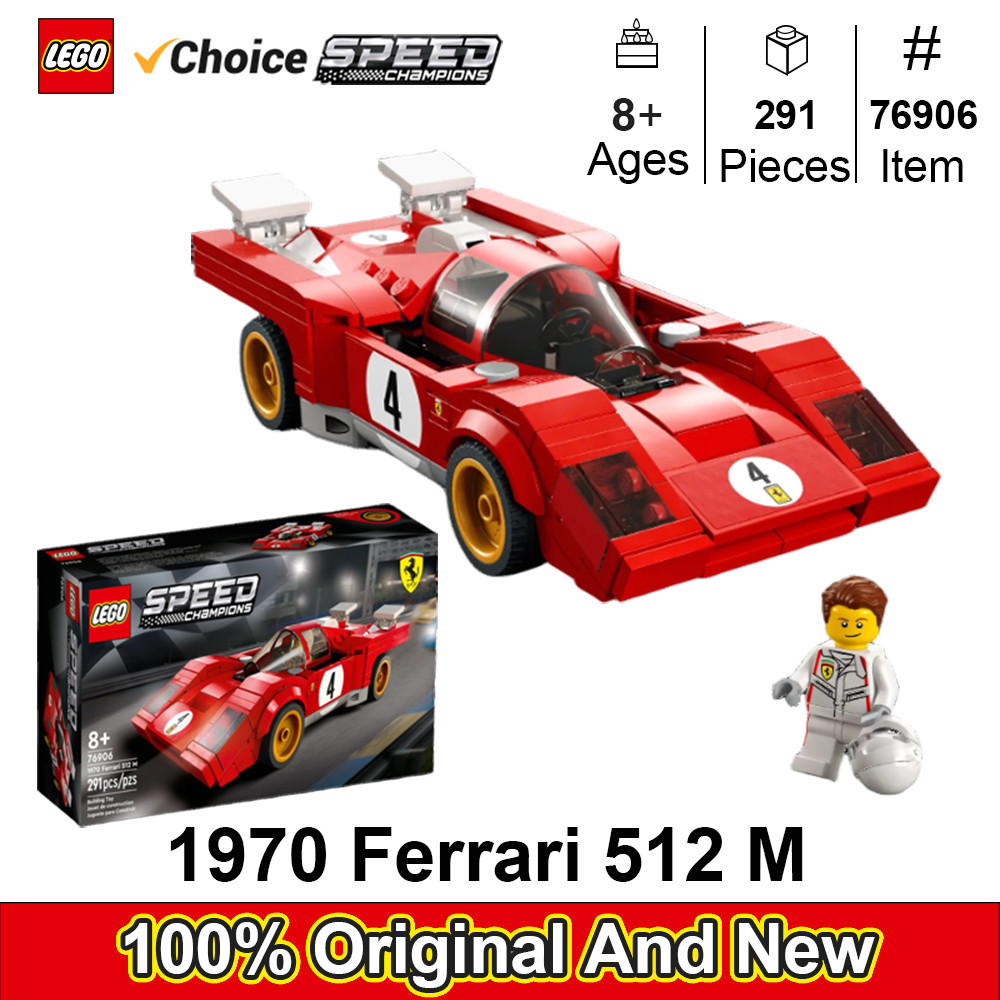 Jual LEGO 76906 Speed Champions 1970 Ferrari 512M Building Set, Model ...