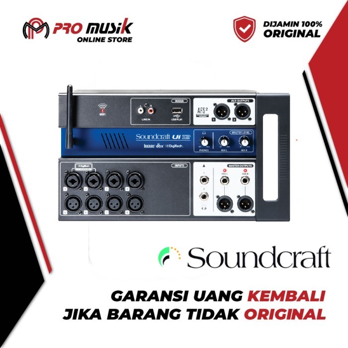 Jual Mixer Digital SOUNDCRAFT UI 12 ORIGINAL | Shopee Indonesia
