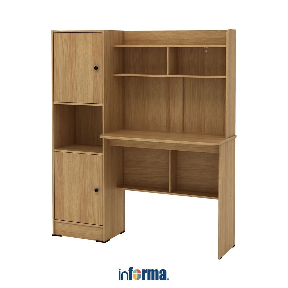 Jual Informa Gio Meja Belajar Anak - Cokelat Oak Euro Kids Study Table ...