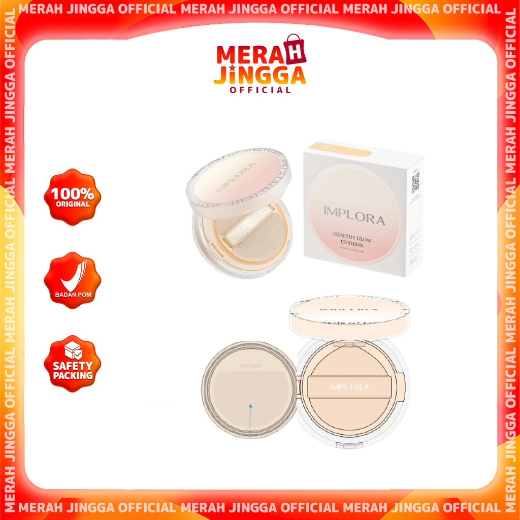 Jual Implora Healthy Glow Cushion | Merah Jingga Official | Shopee ...