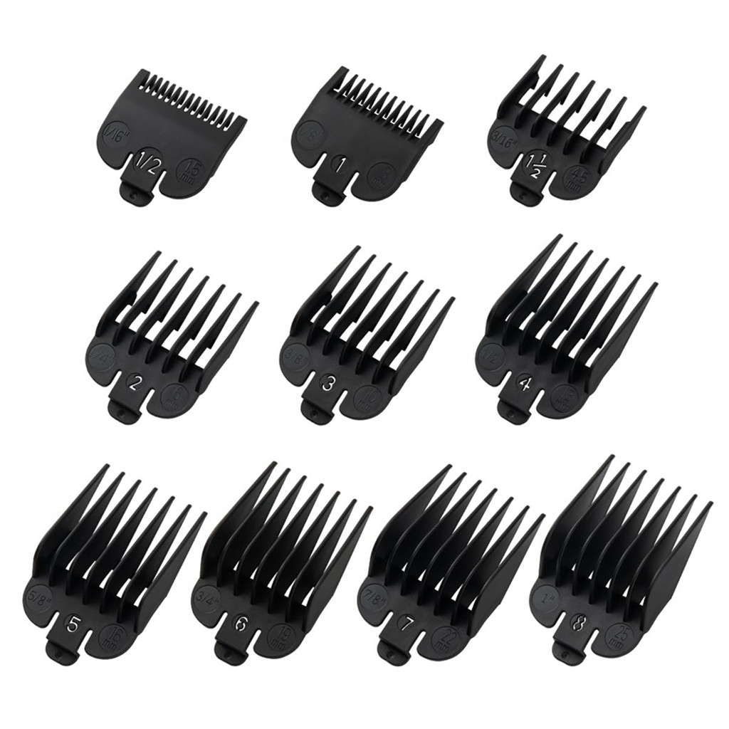 Jual 10PCS Clipper Guards Set for Most Wahl Clippers and Babyliss FX870 ...