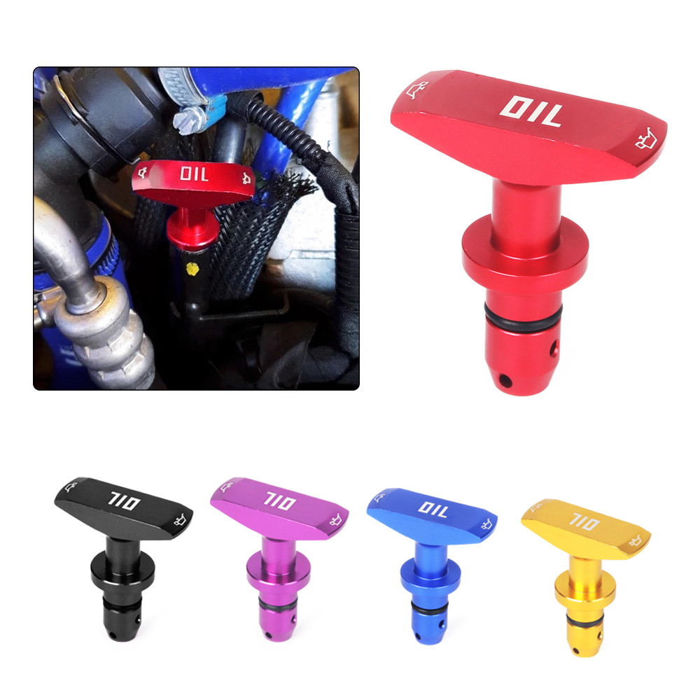 Jual Billet Aluminum Car Oil Dipstick Pull Handle Automobile ...