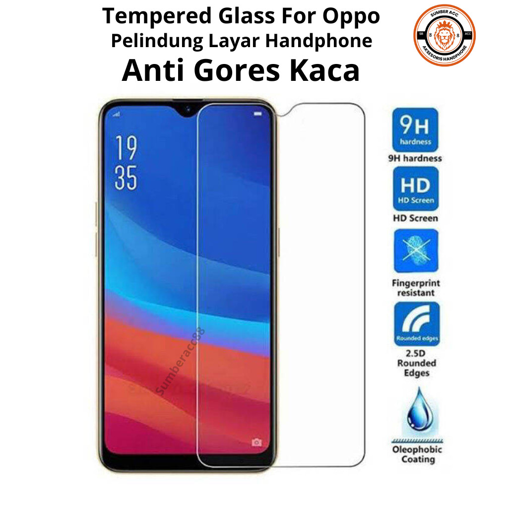 Jual Oppo Tempered Glass Clear A7 A74 A76 A78 A79 4G 5G Pelindung Layar ...